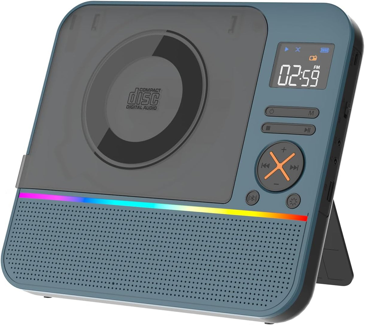 CD Player Portable, MONODEAL HiFi Stereo Portable CD Player with Bluet ...