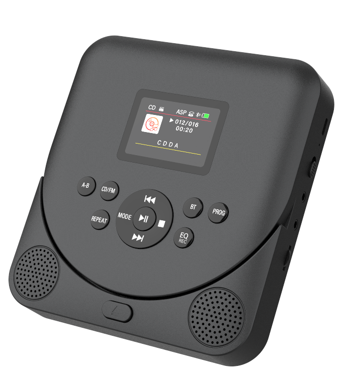 (Wholesell only) Monodeal CD707 Portable CD Player boombox with 2.0 in ...