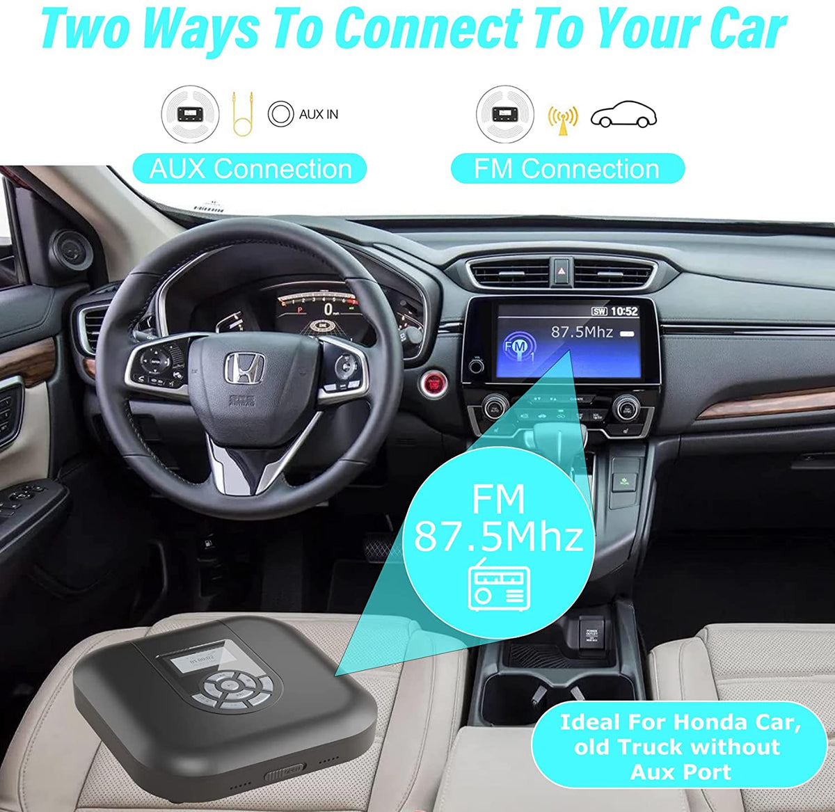 MONODEAL Portable CD Player with Speaker Rechargeable CD Player with F ...